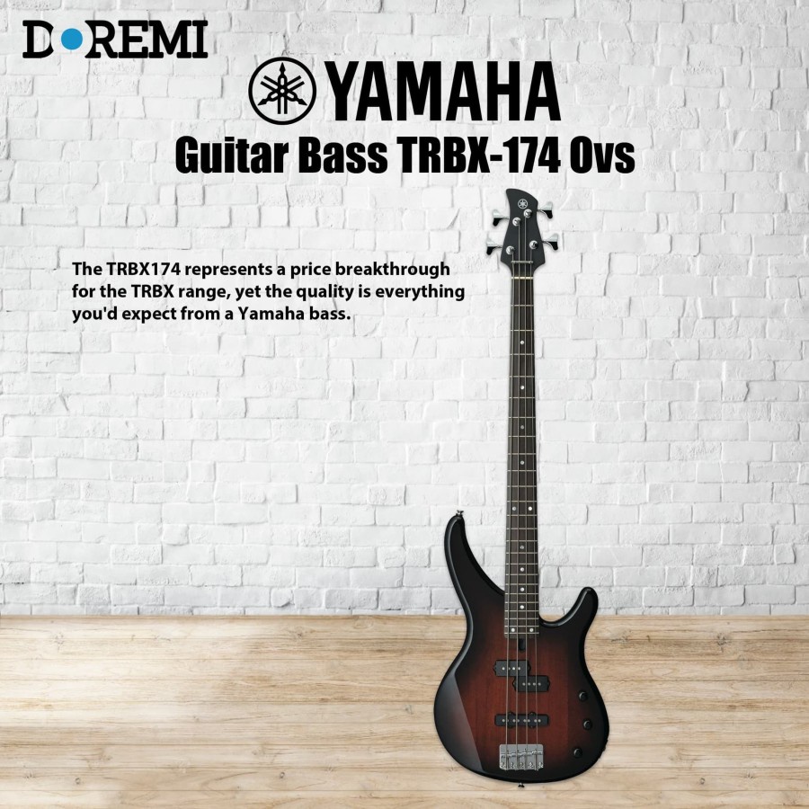 Jual Yamaha Bass Elektrik TRBX174 / TRBX 174 Original - Bass Listrik ...