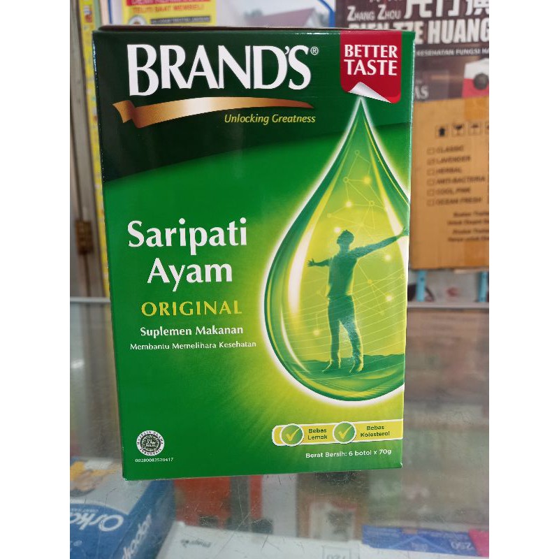Jual BRAND'S Saripati Ayam Original 70Gr ( Isi 6botol ) | Shopee Indonesia