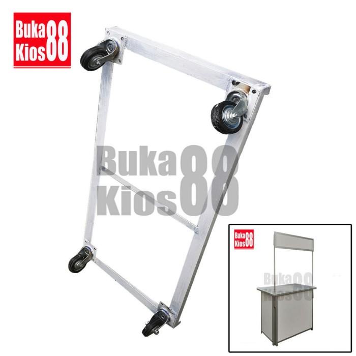 Jual Roda Booth Portable roda besar bahan kuat plat besi baja | Shopee ...