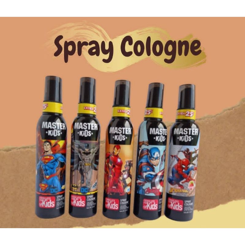 Jual MASTER KIDS SPRAY COLOGNE 100ML | Shopee Indonesia