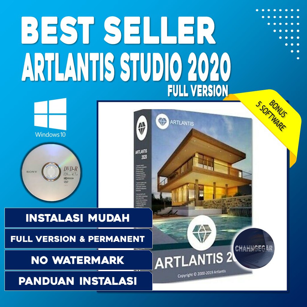 Jual Software Artlantis Studio 2020 Windows Software 3D Render Design ...