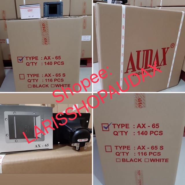 Jual AUDAX AX 65 SATU DUS / KARTON GROSIR TWEETER WALET ASLI | Shopee ...