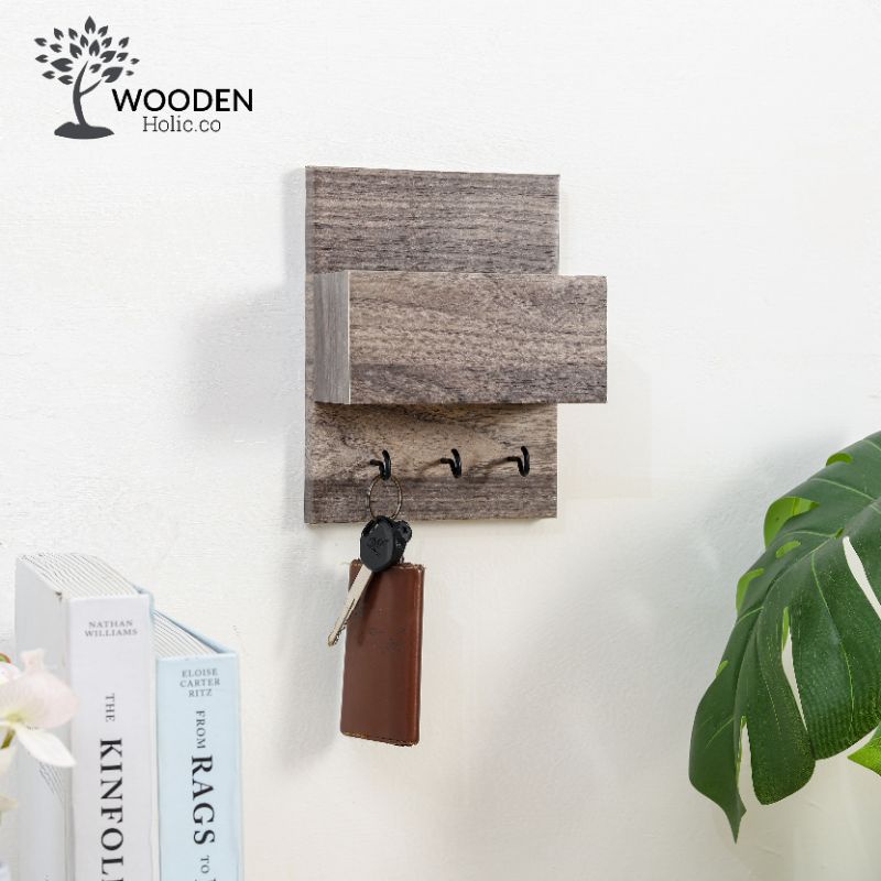 Jual Rak dinding gantungan kunci/ Keyholder/ tempat cas HP/ Stand HP ...