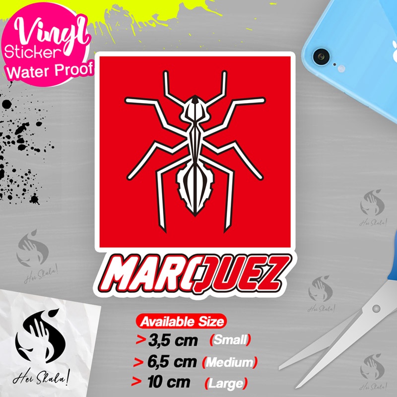 Jual Stiker Marquez Ant Logo 93 Marc Sticker Racing Ngabers Bahan Vinyl ...