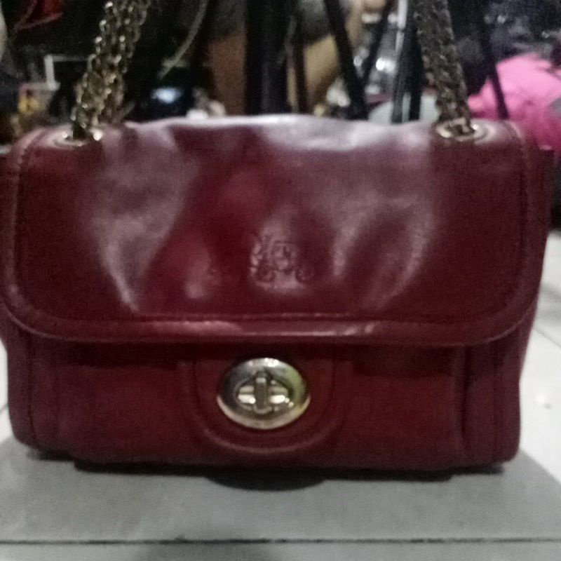 Jual Sling Coach merah mantul | Shopee Indonesia