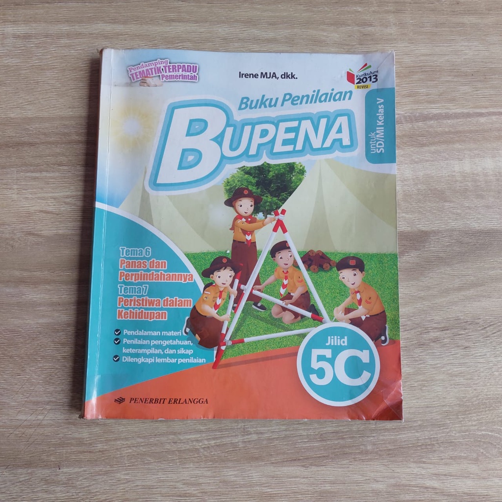 Jual BUKU PENILAIAN BUPENA UNTUK SD/MI KELAS V/5 JILID 5C ERLANGGA | Shopee Indonesia