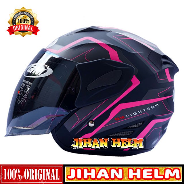 Jual HELM / GM HELM / HELM GM / HELM GM FIGHTER GV2 PINK DOFT TERMURAH ...