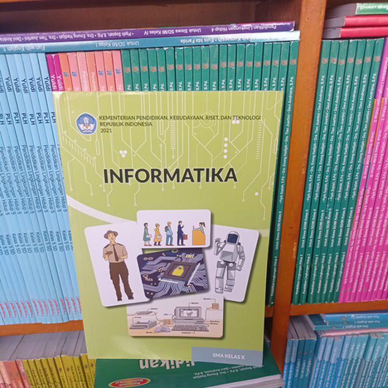 Jual buku paket informatika kelas X SMK/SMA kurikulum merdeka penerbit kementrian pendidikan dan ...