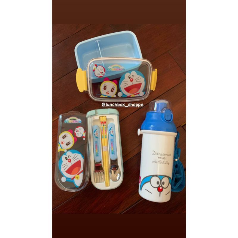 Jual doraemon lunch box set made in japan | Shopee Indonesia