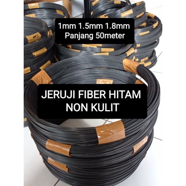 Jual Jeruji fiber 1mm 1.3mm 1.5mm 1.8mm hitam non kulit ruji fiber ...