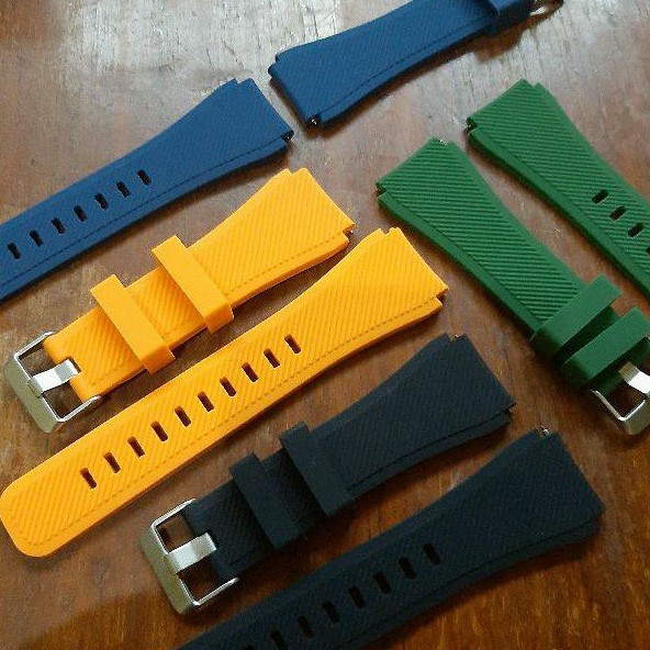 Jual tali jam tangan rubber strap quickrelease tali jam karet | Shopee ...