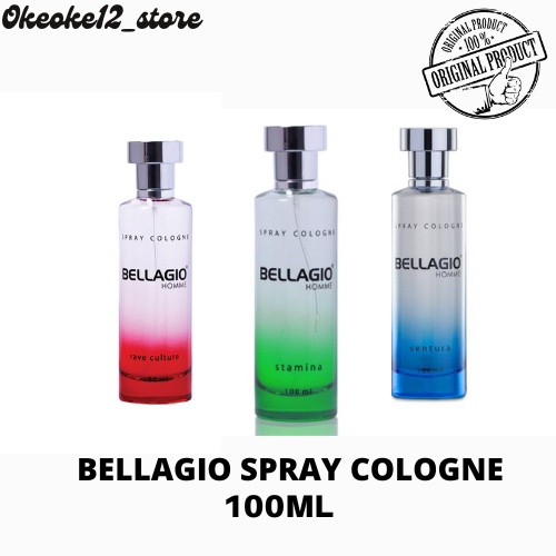Jual Bellagio body spray parfum 100ml | Shopee Indonesia