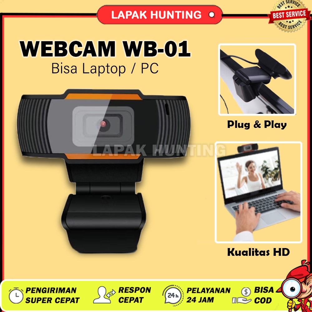 Jual WEBCAM LAPTOP KOMPUTER WB01 ORIGINAL 720P HD CAMERA WEB CAM UNTUK ...