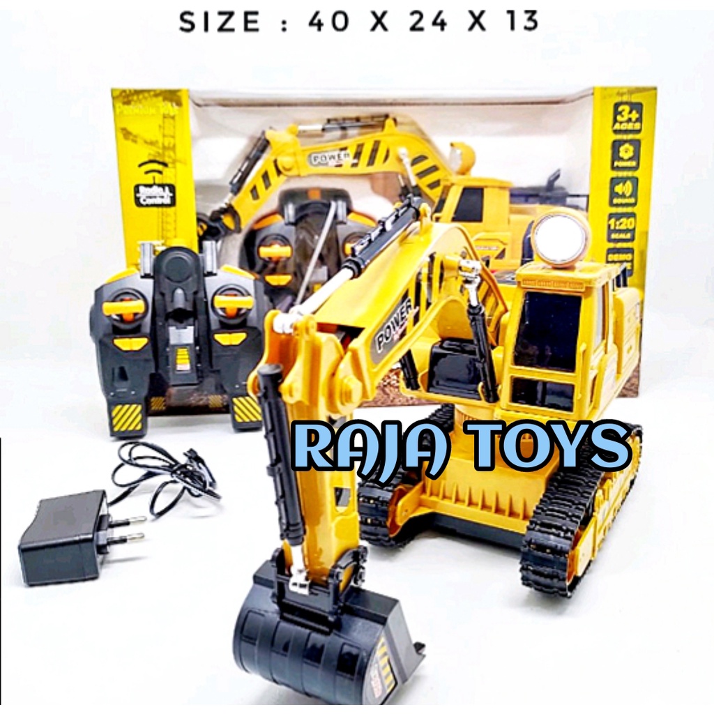 Jual MAINAN R/C BEKO EXCAVATOR TRUCK PR-17445 | Shopee Indonesia