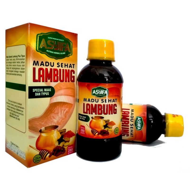 Jual Madu Lambung Asyifa 280 gram Original Madu Spesial Maag dan Typus ...
