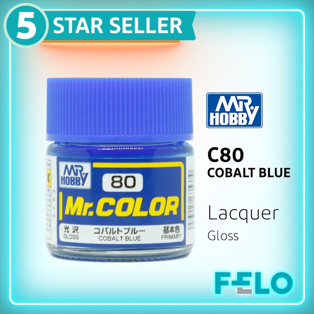 Jual CAT GUNDAM - MOKIT MR COLOR COBALT BLUE C 80 / MR HOBBY C80 ...