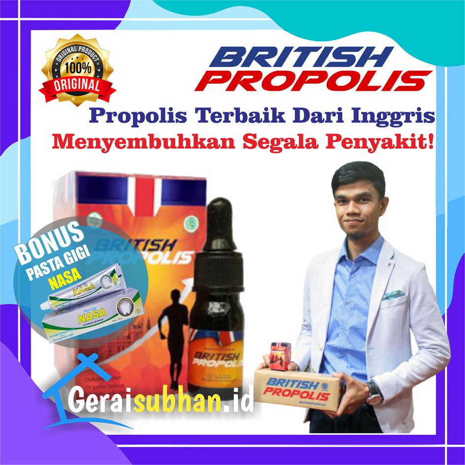 Jual British Propolis Asli Original 100% Produk Ippho Santosa Obat ...