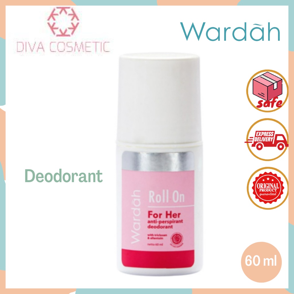 Jual Wardah Roll On for Her 60 ml | Deodorant | Shopee Indonesia