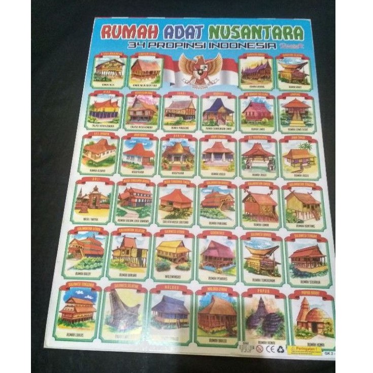 Jual Poster Rumah Adat | Shopee Indonesia