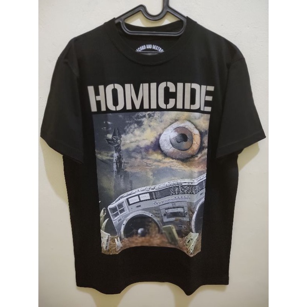 Jual T-SHIRT HOMICIDE - NEKROMEGAMIXX (BUNDLING) | Shopee Indonesia