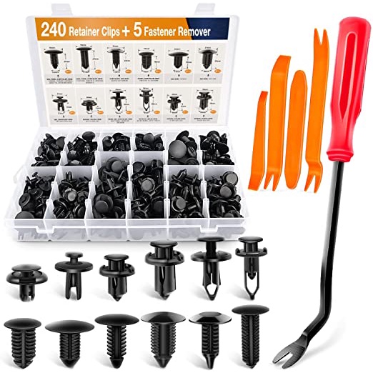 Jual GRATIS ONGKIR Baut Rivet Mobil Universal Snap Joint Clips 240PCS ...
