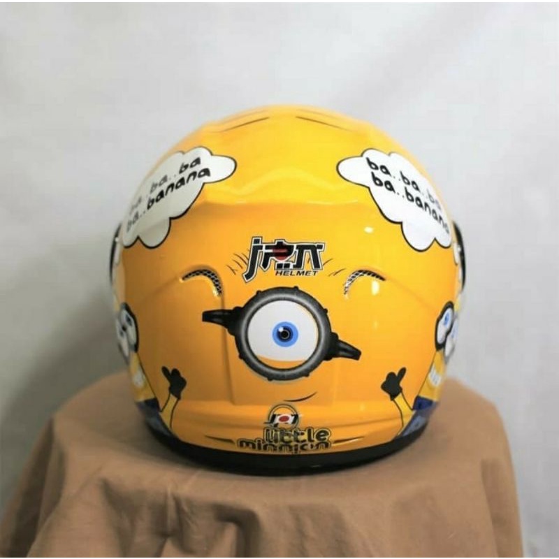 Jual helm anak jpn banana kuning sni | Shopee Indonesia