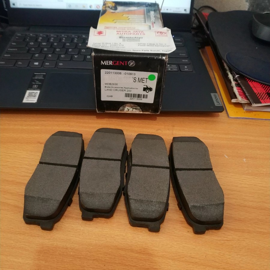 Jual Kampas Rem Brake Pad belakang Land Cruiser VDJ200 VX200 LX470 ...