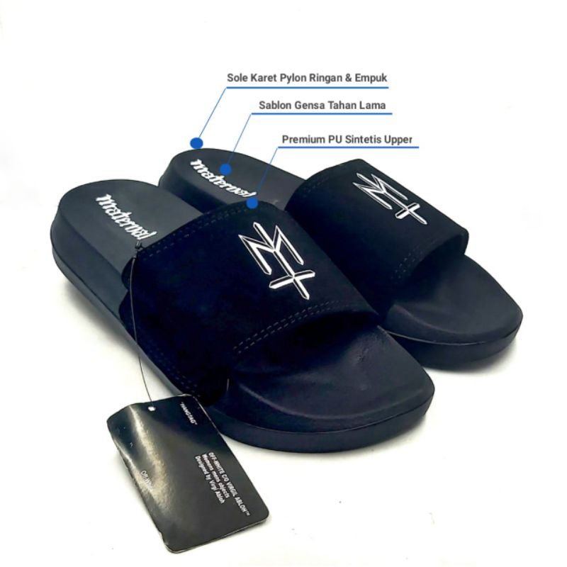 Jual Maternal Sendal slop pria wanita sandal selop karet Maternal ...