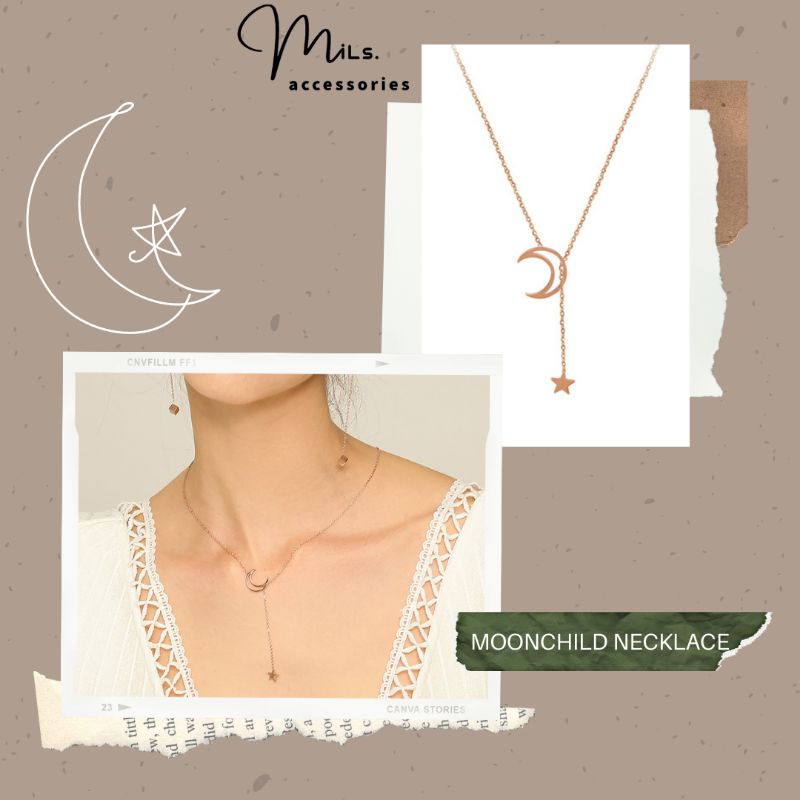 Jual MOONCHILD NECKLACE PO (pre-order) | Shopee Indonesia