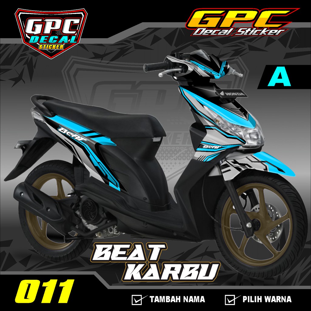 Jual Decal Sticker Variasi Fullbody Honda Beat Karbu Lama 011-Dekal ...