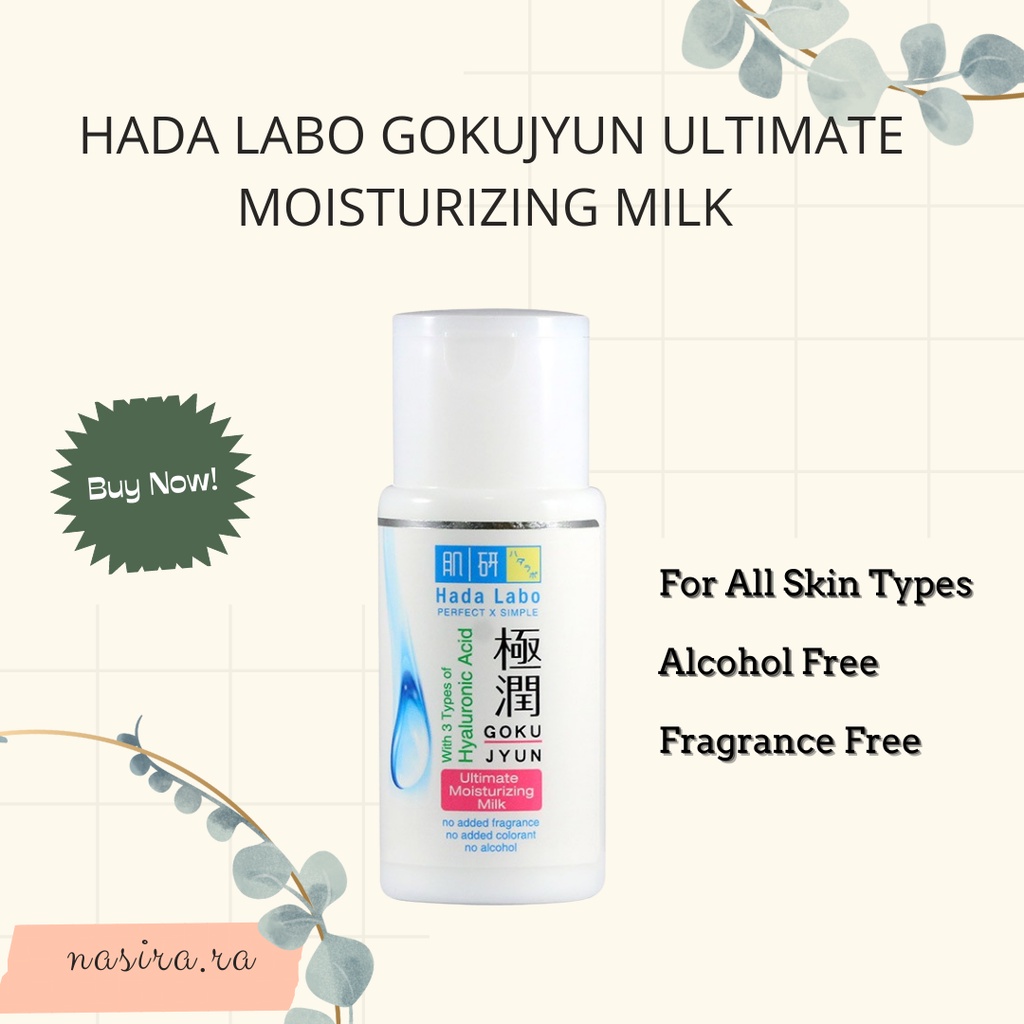 Jual HADA LABO GOKUJYUN ULTIMATE MOISTURIZING MILK 100 ML / PELEMBAB ...