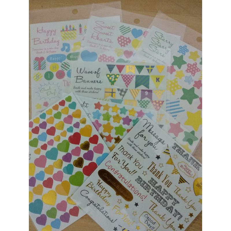 Jual Stiker reward hiasan lucu scrapbook ulang tahun | Shopee Indonesia