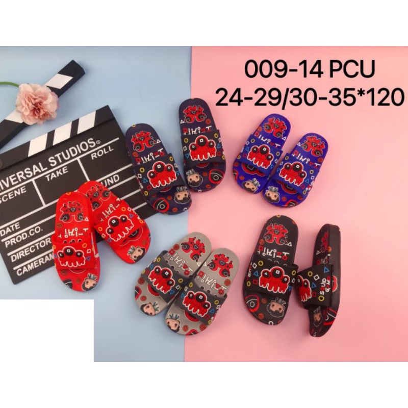 Jual Sandal Squid Game Anak Laki Laki Sandal Anak Motif Squid Game ...
