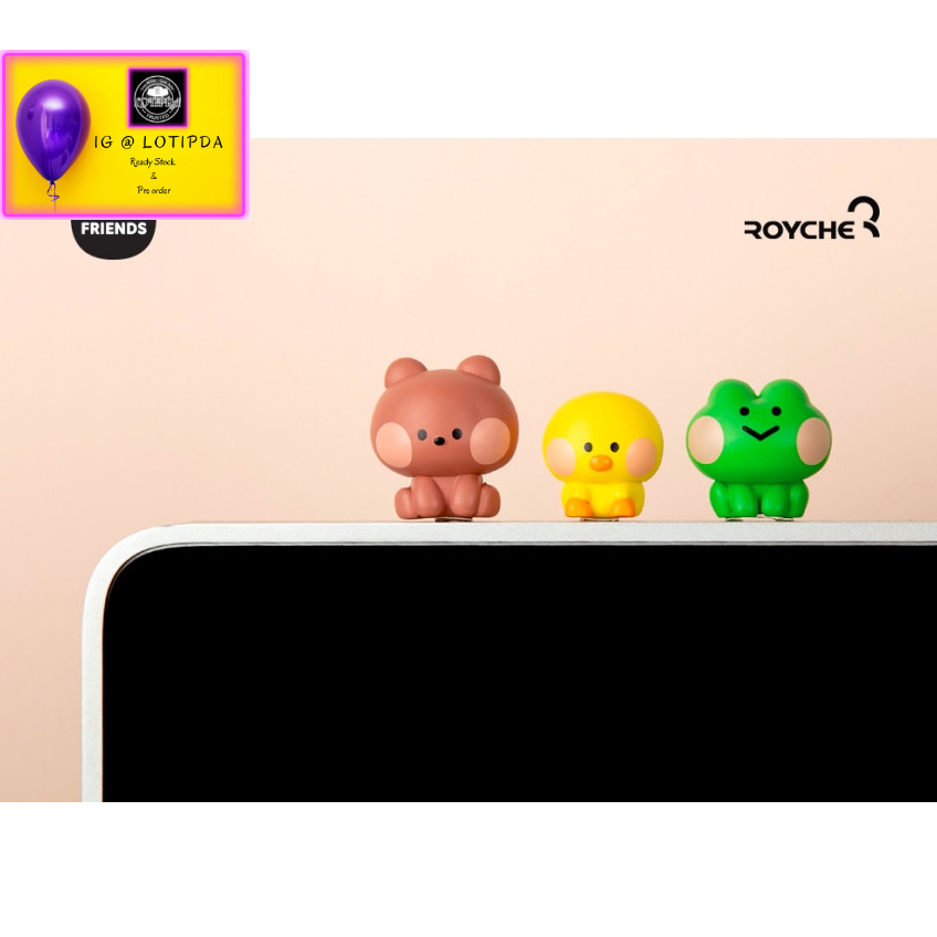 Jual LINE FRIENDS MININI BROWN SALLY BNINI SELINI LENINI MONITOR FIGURE ...