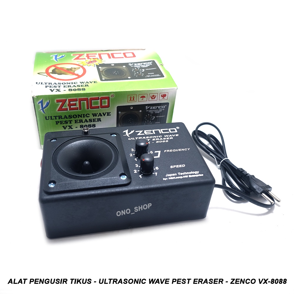 Jual Alat Pengusir Tikus - Ultrasonic Wave Pest Eraser - Zenco VX-8088 ...