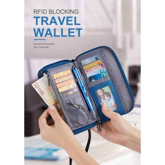 Jual DOMPET TRAVEL NATUREHIKE NH18X020-B (RFID BLOCKING) | Shopee Indonesia