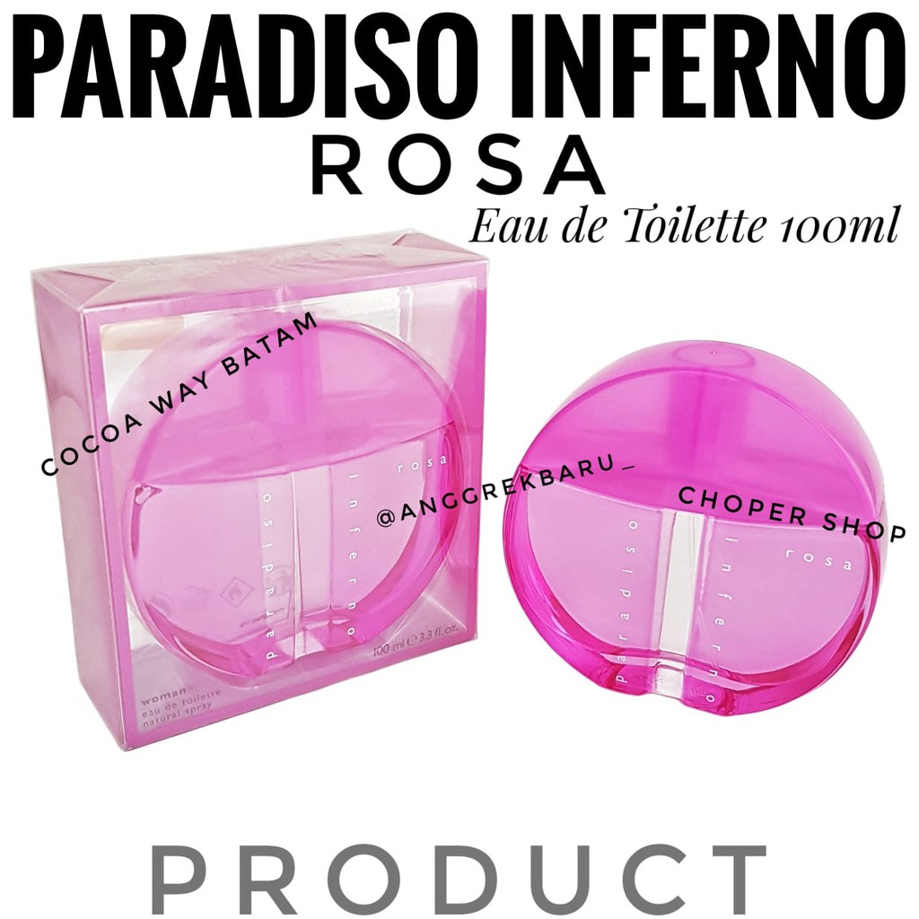 Jual Parfum Original Paradiso Inferno Rosa EDT 100ml | Shopee Indonesia