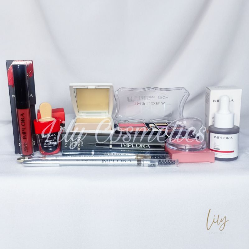 Jual Implora Make Up Simple Set - 9 in 1 Seserahan Kado | Shopee Indonesia