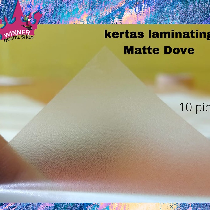 Jual Kertas Laminating Dingin Matte Doff A4 10 lbr | Shopee Indonesia