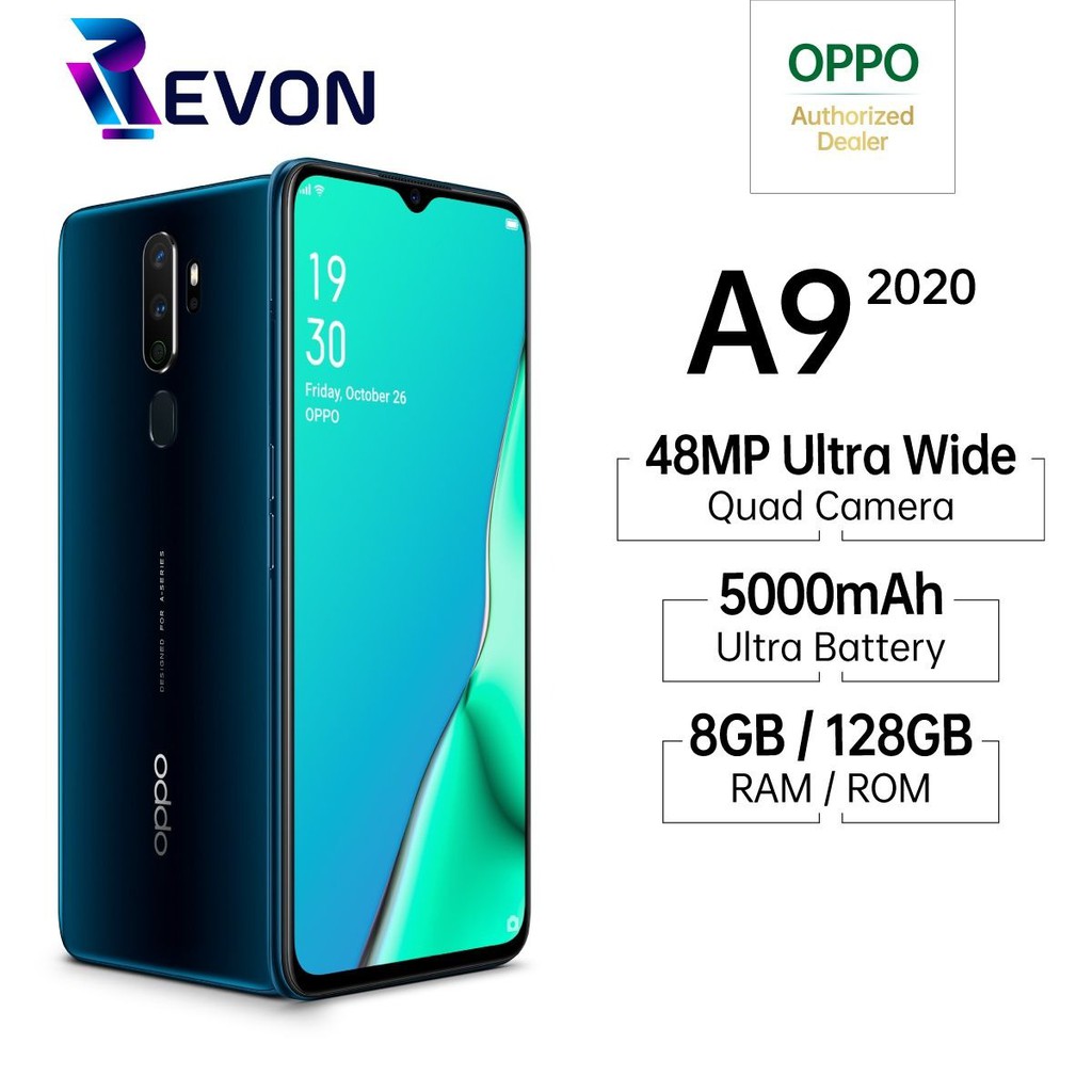 Jual OPPO A9 2020 8GB/128 GB [5000 mAh, Snapdragon 665, Ultra Wide Quad ...
