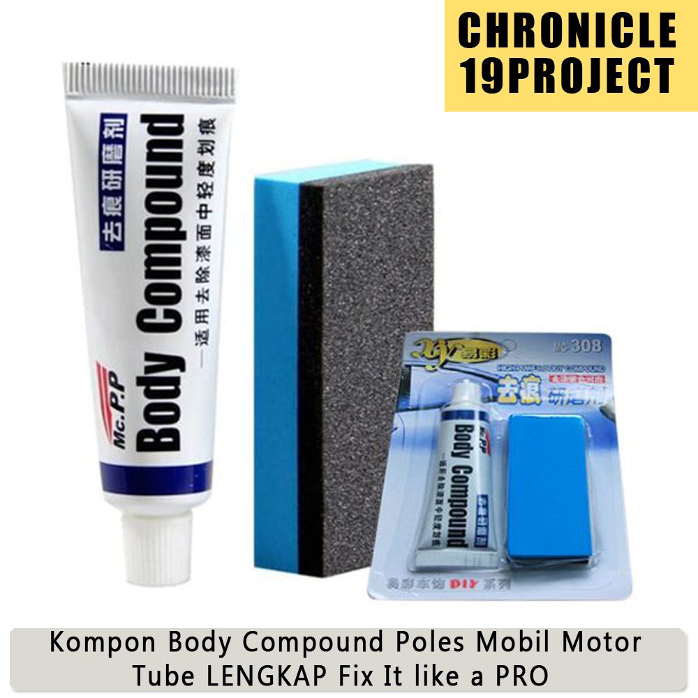 Jual Kompon Body Compound Poles Mobil Motor Tube LENGKAP Fix It like a ...