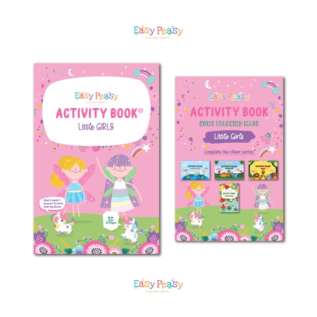 Jual Easy Peasy - Activity Coloring Busy Book - Buku Edukasi Belajar ...