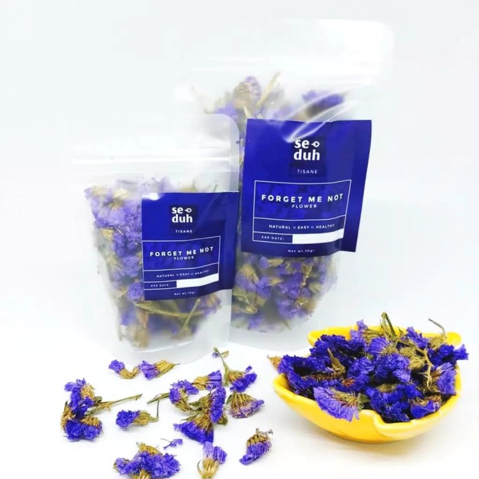 Jual teh-daun- seduh – teh bunga forget me not tea / myosotis flower ...