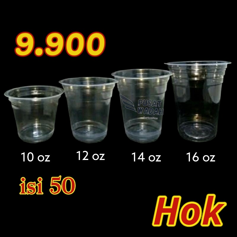 Jual Gelas Pop Ice Hok Tebal Murah Ukuran 10 Oz 12 Oz 14 Oz 16 Oz Shopee Indonesia