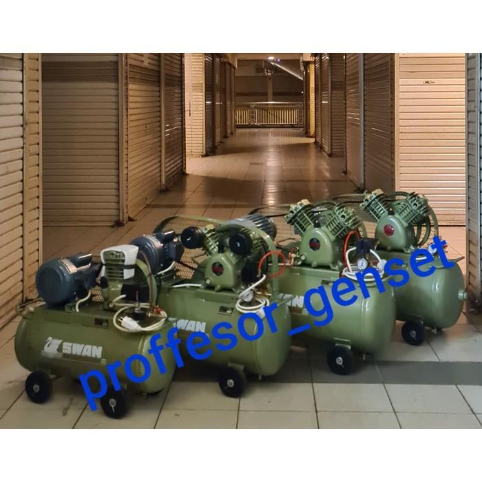 Jual Kompresor / Kompresor Angin Swan 1 Hp ( Pk ) Komplit Motor 1Hp Svu ...