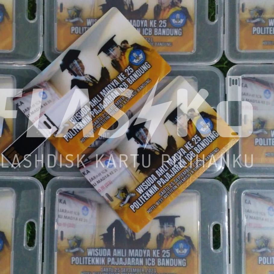Jual NEW ARRIVAL !! 8.8 Flashdisk Kartu Custom 32GB - Cetak FD Kartu ...