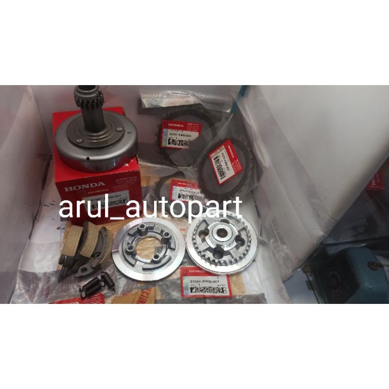 Jual Mangkok Lonceng KWB +Kampas Ganda+Rumah+Kampas Kopling Revo Absolute Blade 110 | Shopee ...
