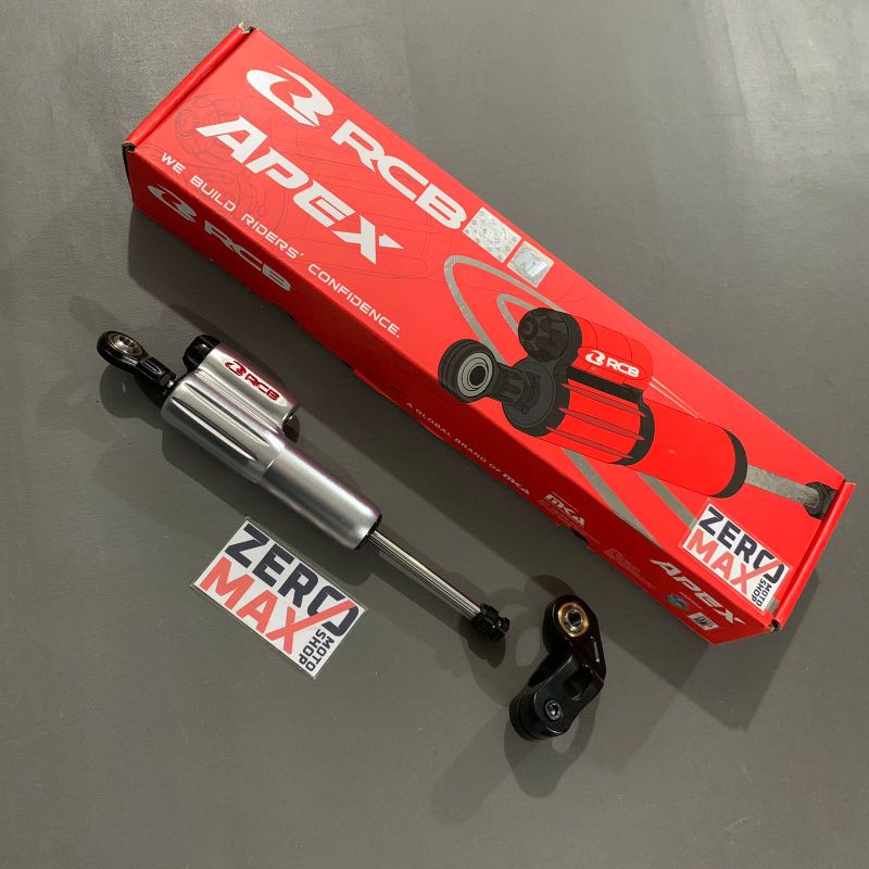 Jual Steering Damper Stabilizer Stang RCB Racing Boy APEX 80mm Silver ...