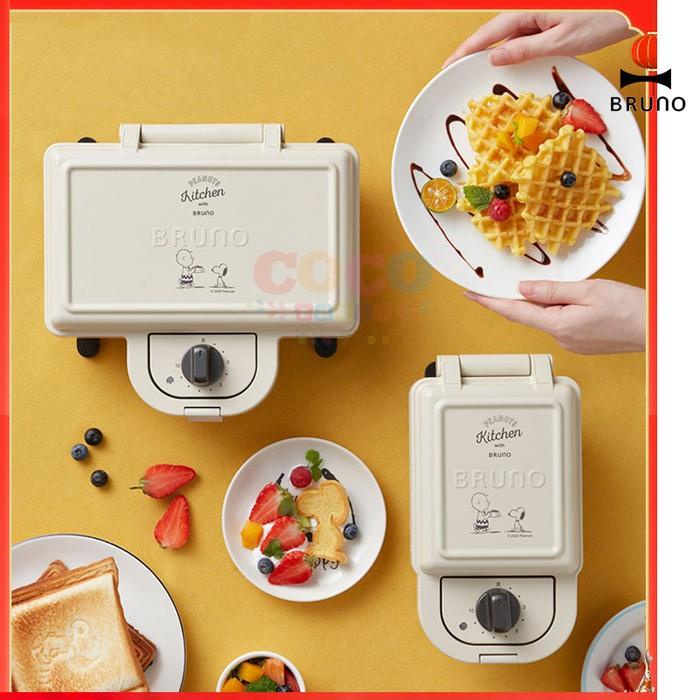 Jual Pan | Bruno Snoopy Moomin Single Sandwich Waffle Maker 2 Plate ...