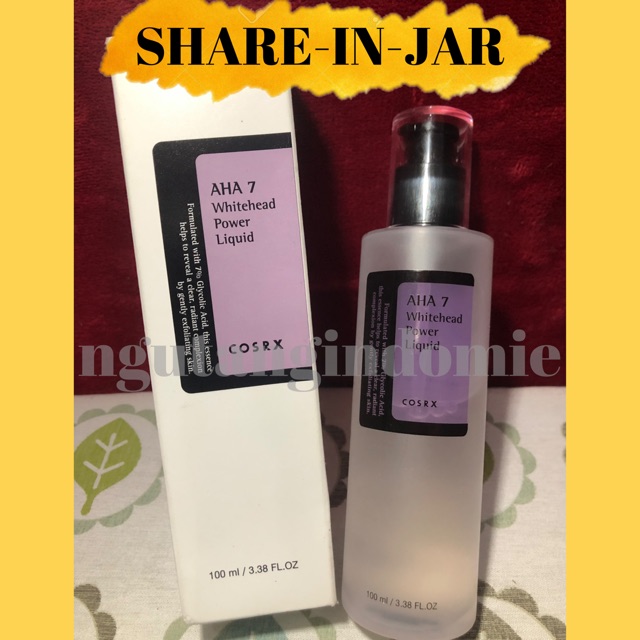 Jual [COSRX] AHA 7 Whitehead Power Liquid SHARE IN JAR 5 ml dan 10 ml ...